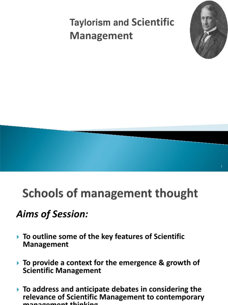 Week 2 - Taylorism and Scientific Management(1) | Labour Economics ...
