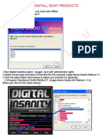 Sony Vegas Installation Guide with Keygen | PDF