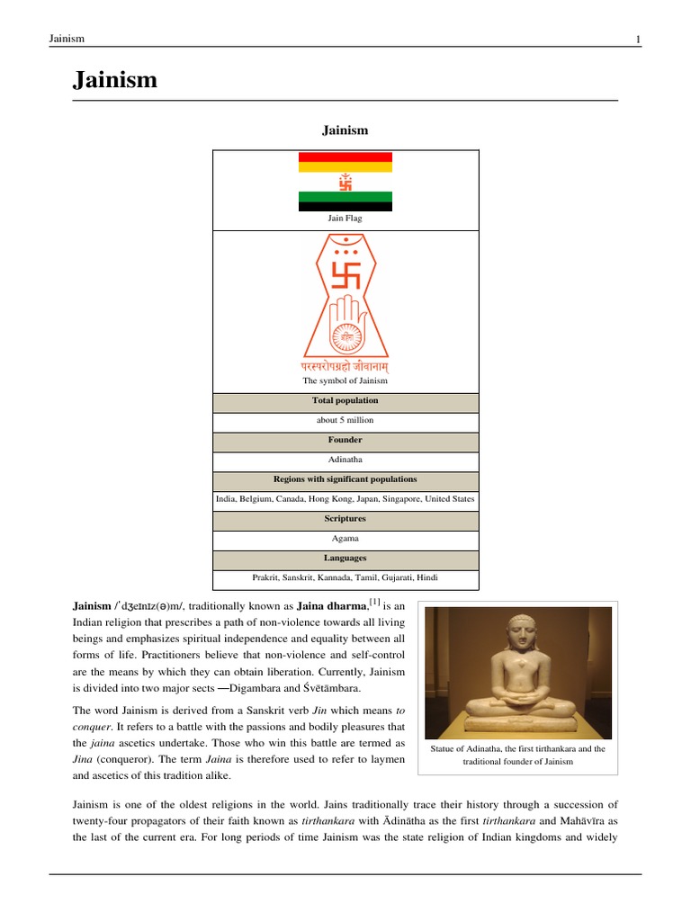 Jainism | PDF | Ahimsa | Indian Religions