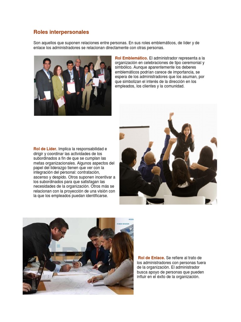 Roles Interpersonales | PDF