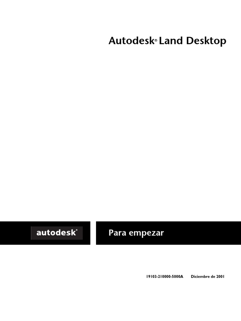 Manual AutoDesk Land Desktop 3 | PDF | Microsoft Windows | Cad automático