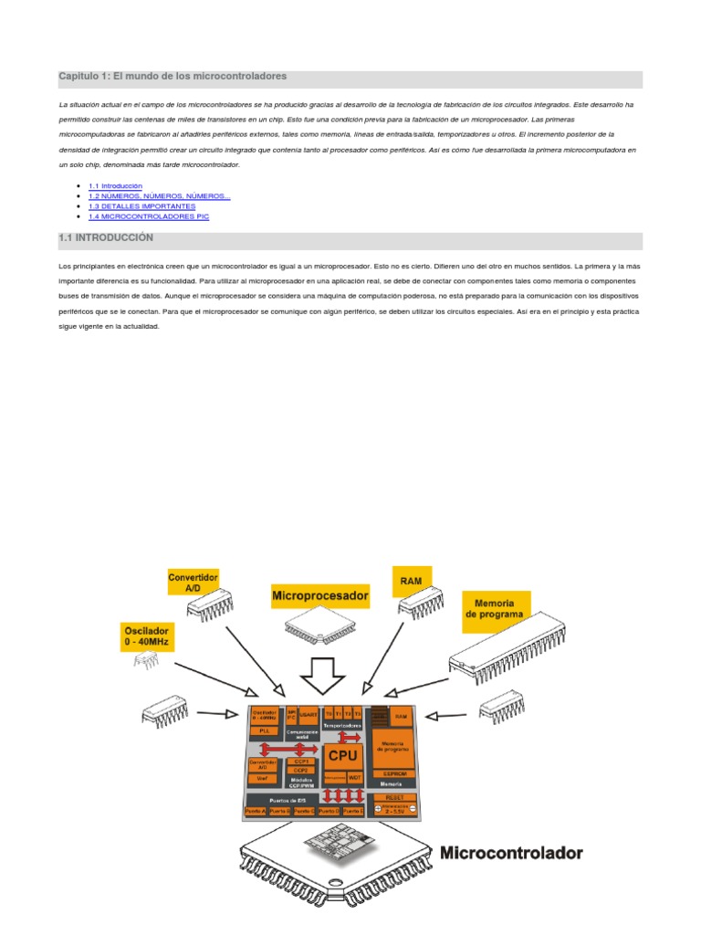 Tutorial Español de Mikro C | PDF | Microcontrolador | Poco