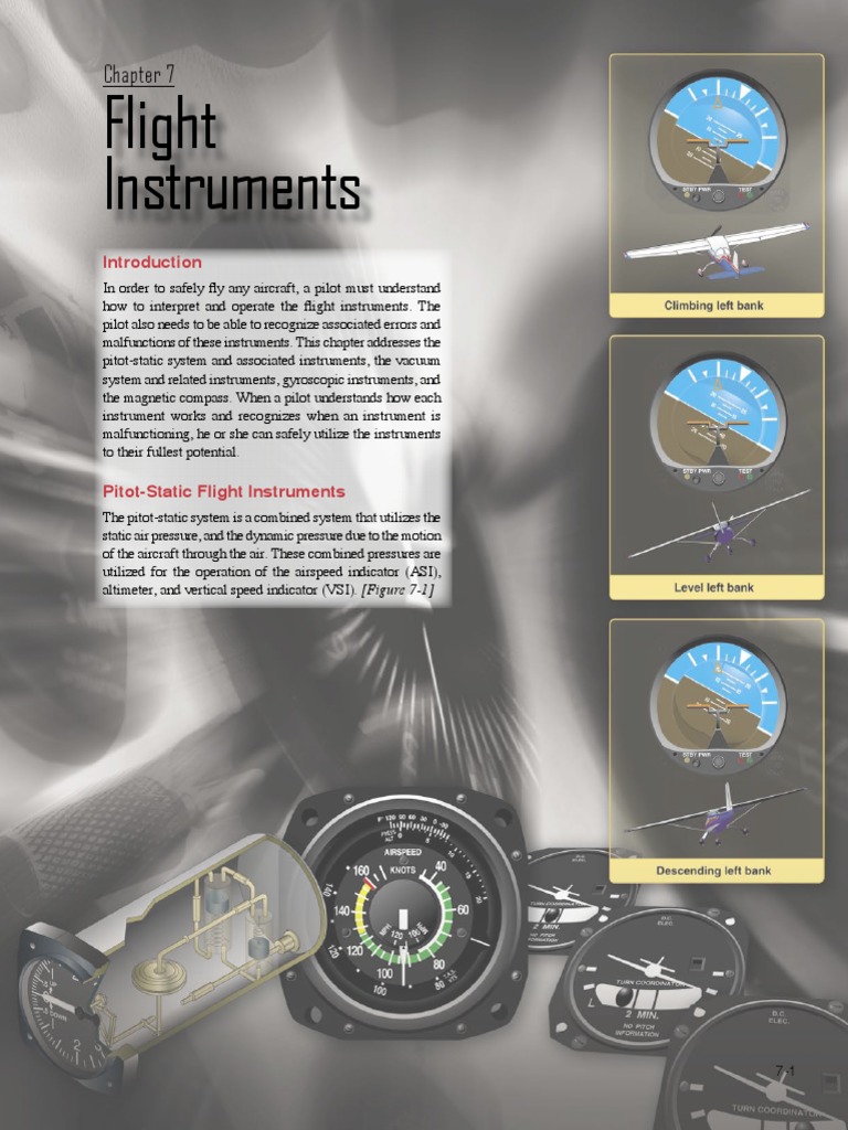 Pilot's Handbook of Aeronautical Knowledge (FAA 2008) - Chapter 07 | PDF | Altimeter | Altitude