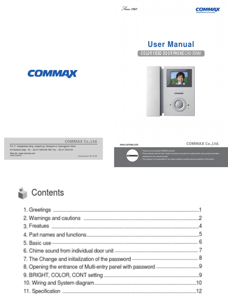 Cav 35NM (En) | PDF | Electric Shock | Cable