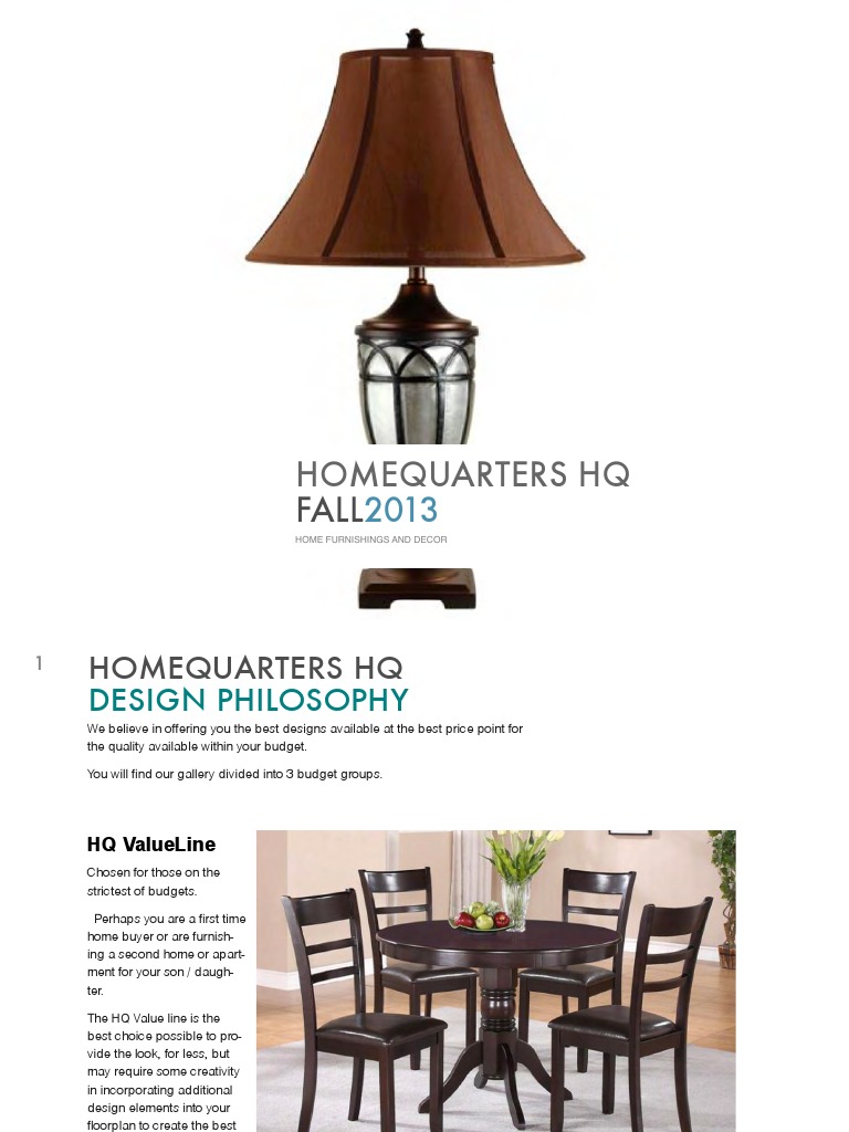 Homequarters HQ Fall 2013 Catalog | PDF | Chair | Cabinetry