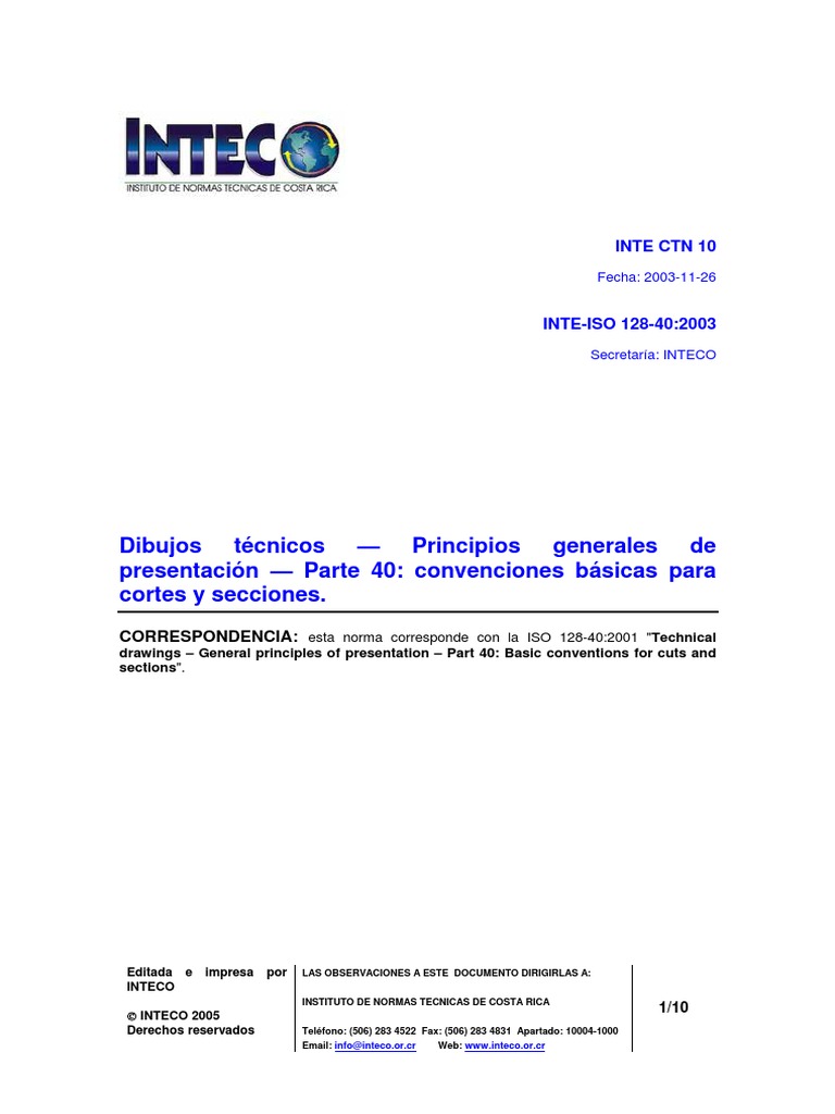 Convensiones_Bàsicas_para_cortes_y_Secciones_INTE-ISO_128-40_2003 | PDF ...