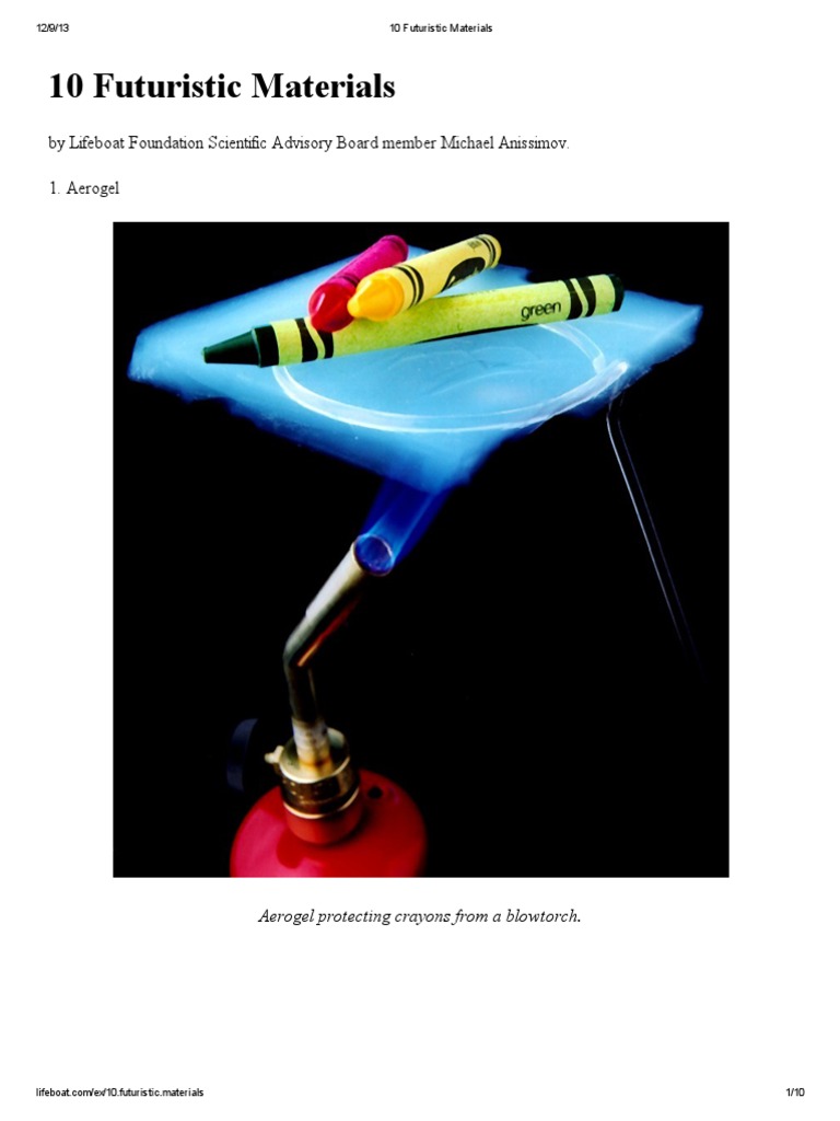 10 Futuristic Materials | PDF | Metamaterial | Diamond