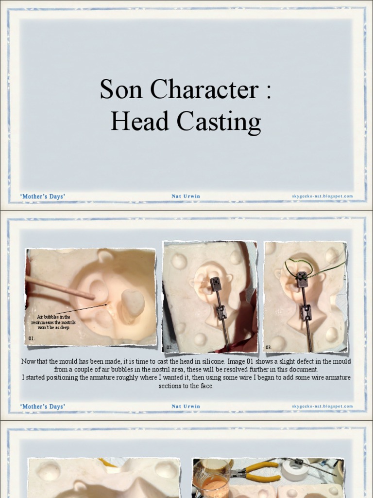 Head Casting | PDF | Adhesive | Silicone