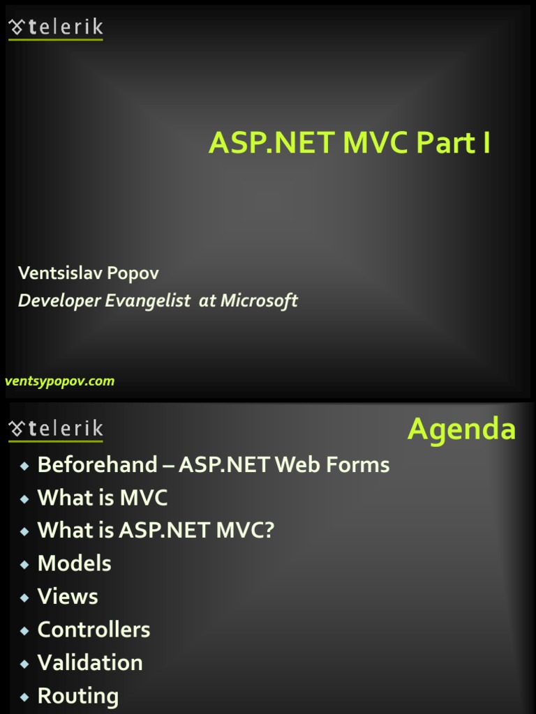 Introduction to ASP.NET MVC Basics | PDF