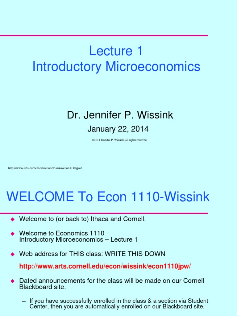 z01 Intro JPW | PDF | Employment | Economics