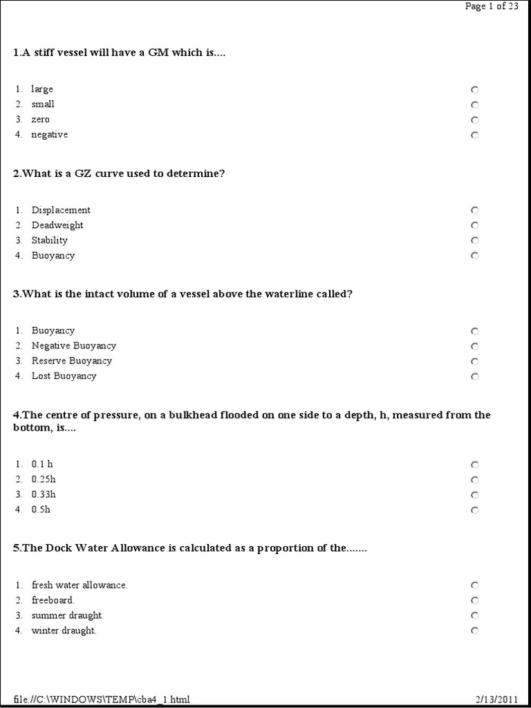 En Co2a MSS | PDF | Buoyancy | Shipbuilding