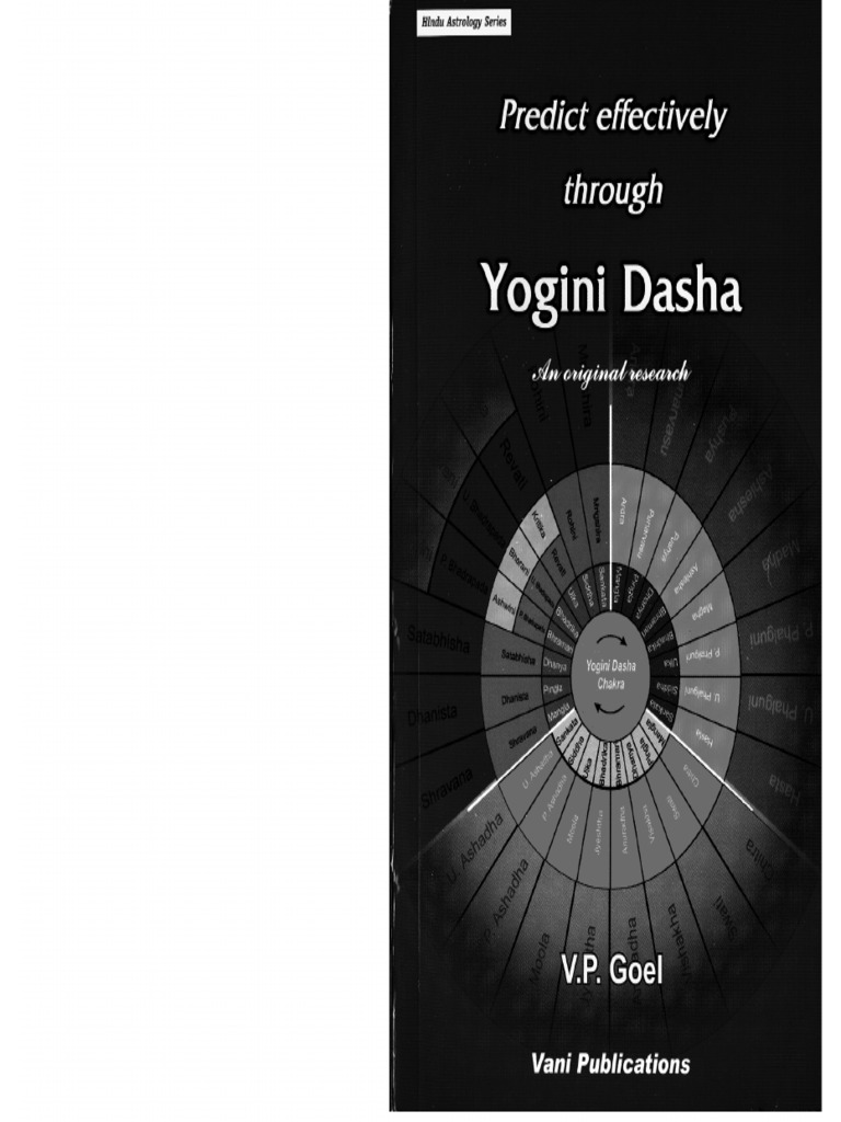 Predict Effectively Throught Yogini Dasha by VP Goel | PDF | Technical ...