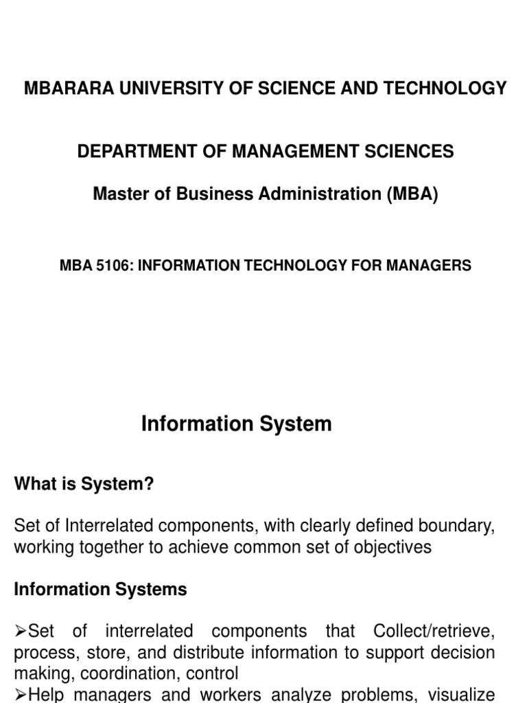 Management Information System | PDF | Information System | Business Process