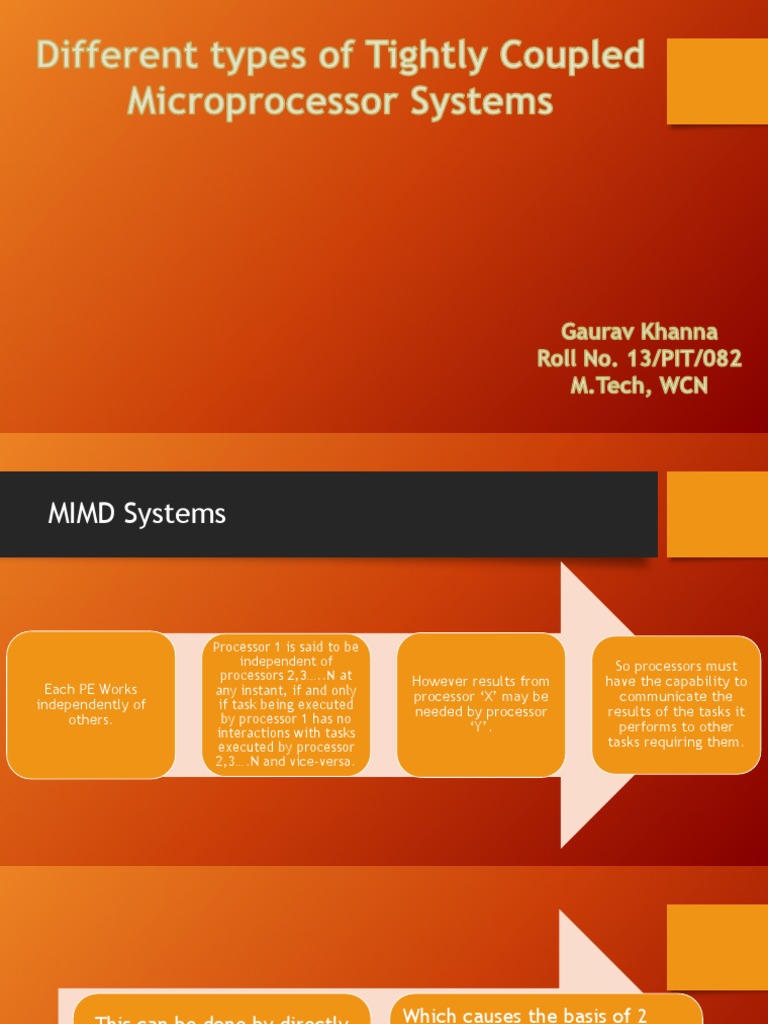 Tightly Coupled Microprocessors | PDF | Central Processing Unit ...