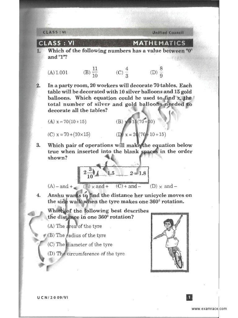 NSTSE Class 6 Solved Paper 2009 | PDF | Shadow | Eclipse