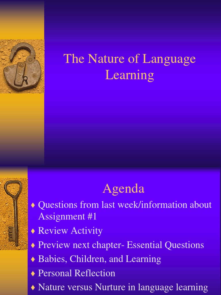 Nature of Language Learning Insights | PDF | Second Language | Language ...