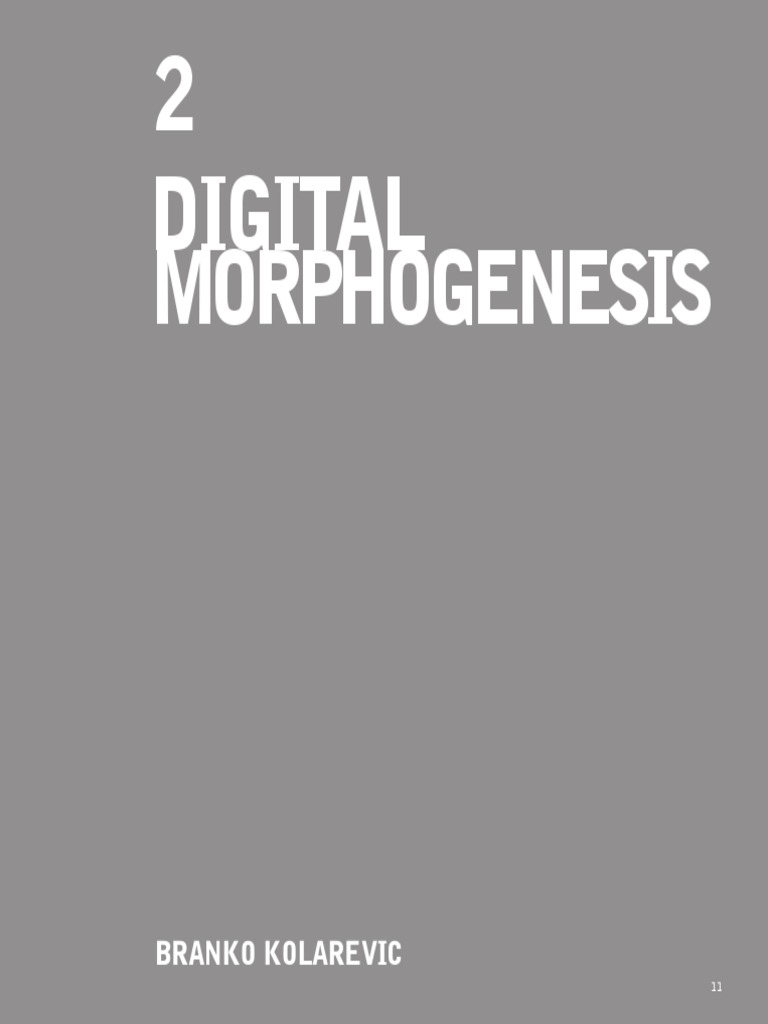 02 Digital Morphogenesis | PDF | Curvature | Non Euclidean Geometry
