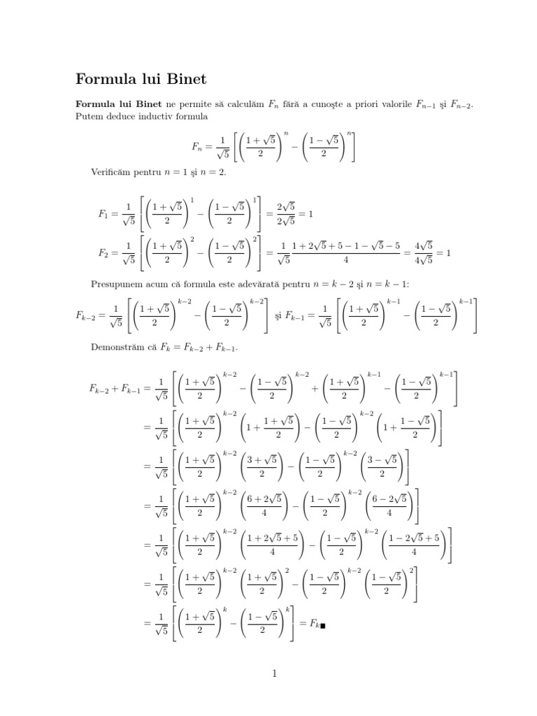 5d Formula Binet | PDF | Teaching Methods & Materials