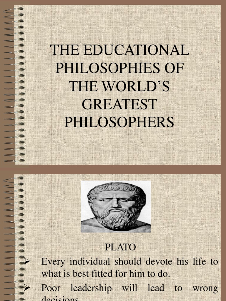 The Educational Philosophies of The World S Greatest Philosophers | PDF ...