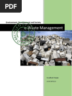 E Waste Management Project Report | PDF | Software Testing | Electronic ...