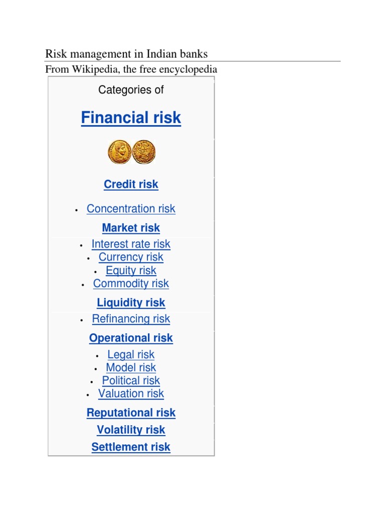 Risk Management in Indian Banks | Download Free PDF | Risk | Financial ...
