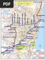 Chennai Metro Phase 2map PDF | PDF | Transport