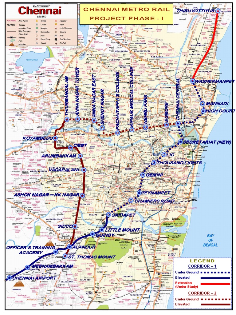 Chennai Metro Map | PDF