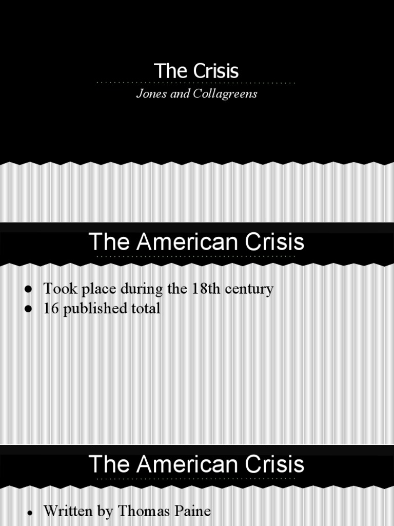 Thomas Paine's American Crisis Explained | PDF