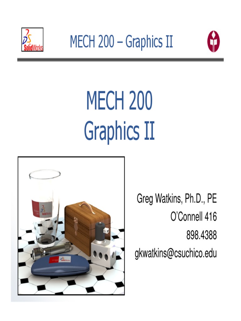 MECH 200 - Graphics II | PDF | Computer Graphics | Graphics