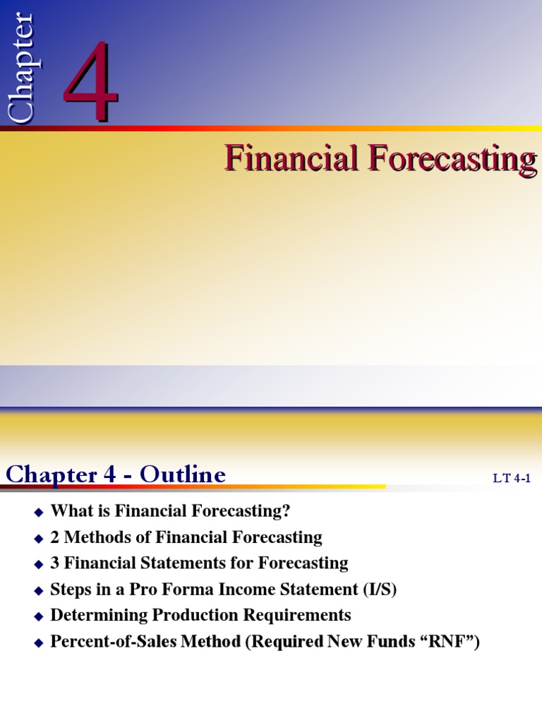 Financial Forecasting | PDF | Financial Plan | Income Statement