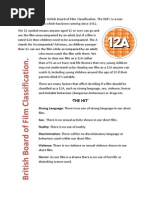 Understanding BBFC 15 Film Certification | PDF