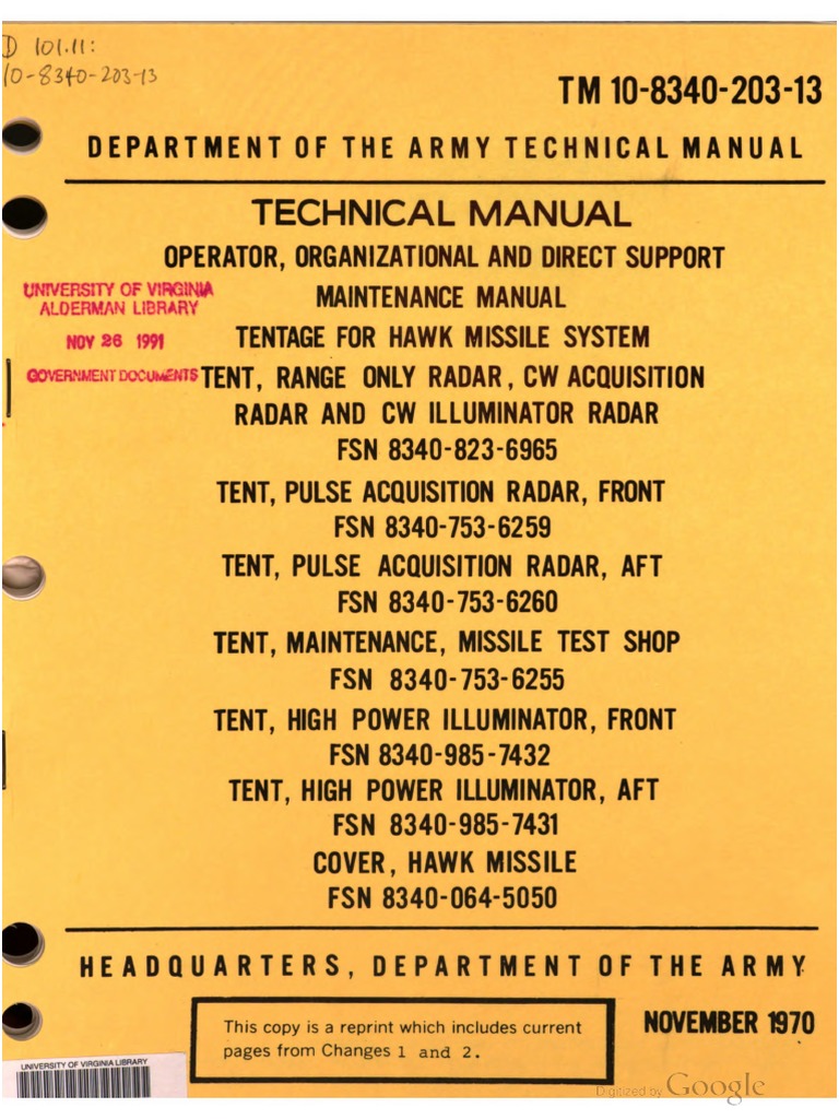 TM 10-8340-203-13 Google | PDF