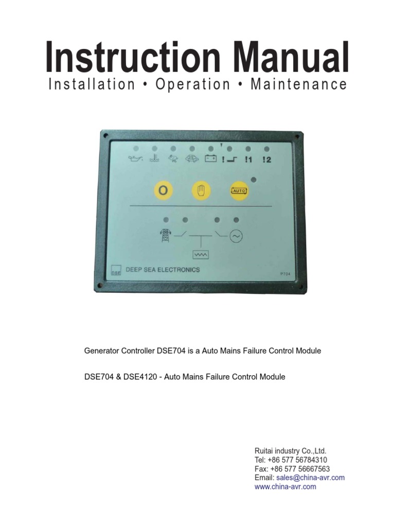Dse 704-4120 | PDF | Mains Electricity | Amplifier