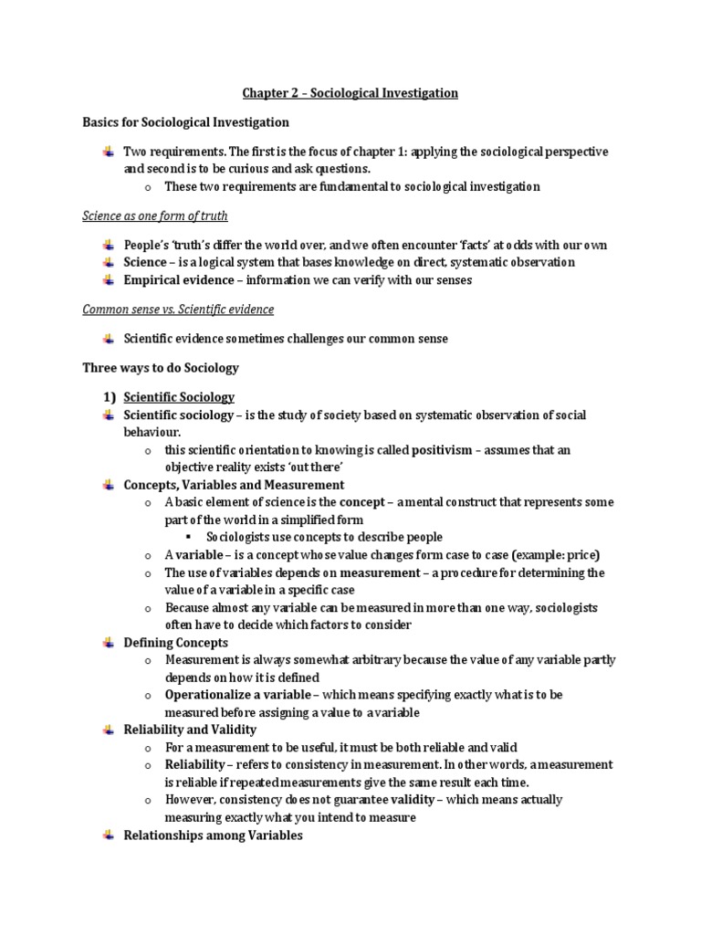 Sociology Notes | PDF | Id | Max Weber