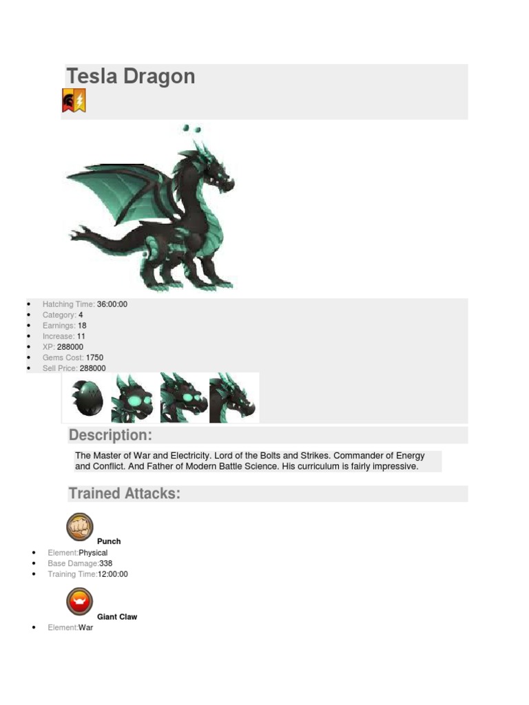 Tesla Dragon | PDF