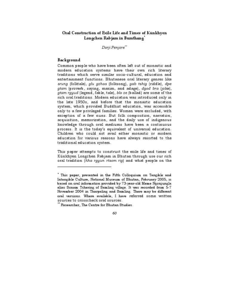 Longchenpa's Life | PDF | Tibetan Philosophy | Himalayan Buddhism