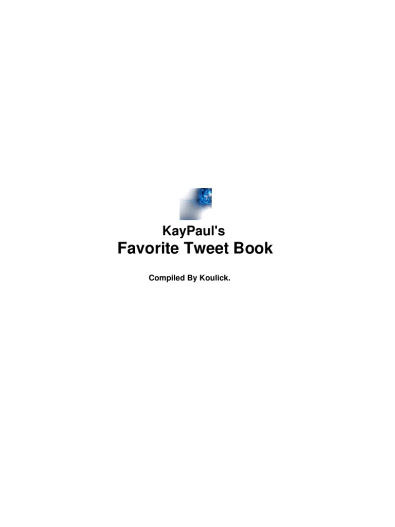 Book of Tweets | PDF | Mystery, Thriller & Crime Fiction