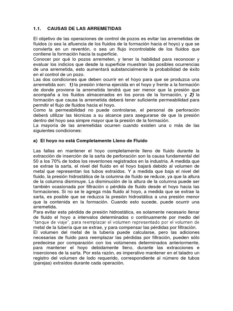 Causas de Las Arremetidas | PDF | Bomba | Gases Causas de Las Arremetidas | PDF | Bomba | Gases