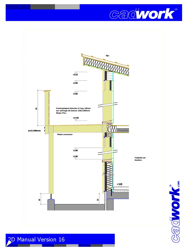 Cadwork 2D Manual | PDF | 2 D Computer Graphics | Circle