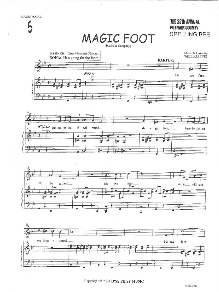 Magic Foot (Alternate Version) | PDF