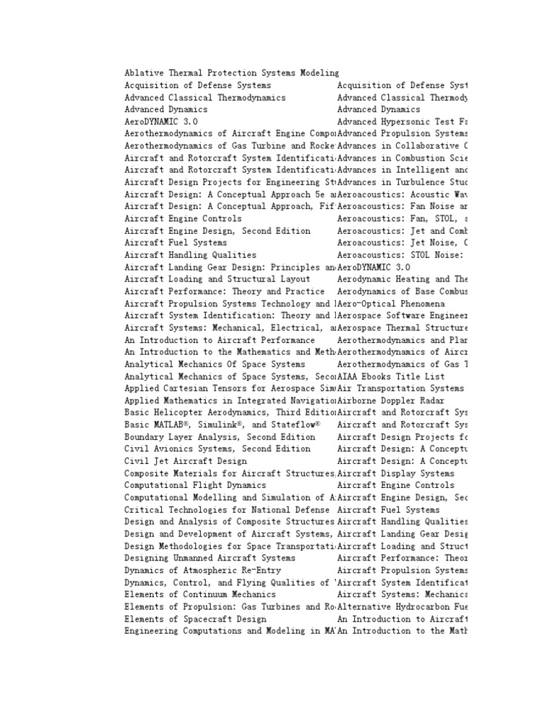 AIAA | Aircraft | Aerospace Engineering