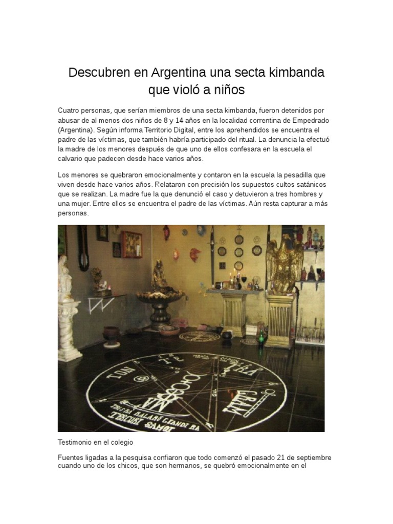 Caso Ramoncito Archivo Del Crimen | PDF | Violación | Thriller y crimen