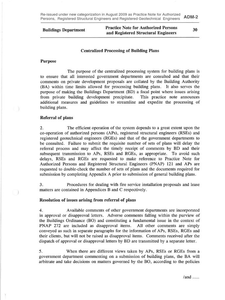 Engineering Practice Note ADM-2 | PDF | Technology & Engineering