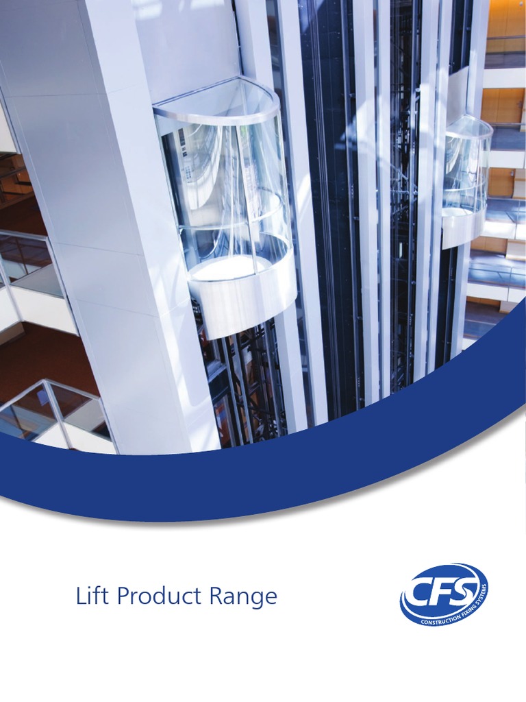 CFS Lift Product Range | PDF | Structural Steel | Elevator