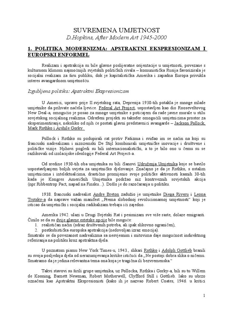 After Modern Art 1945 2000 | PDF