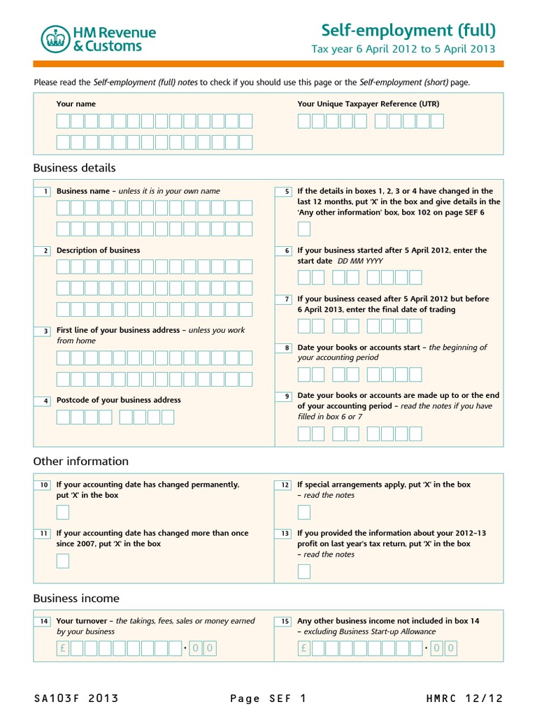 Sa 103 F | PDF | Tax Deduction | Balance Sheet