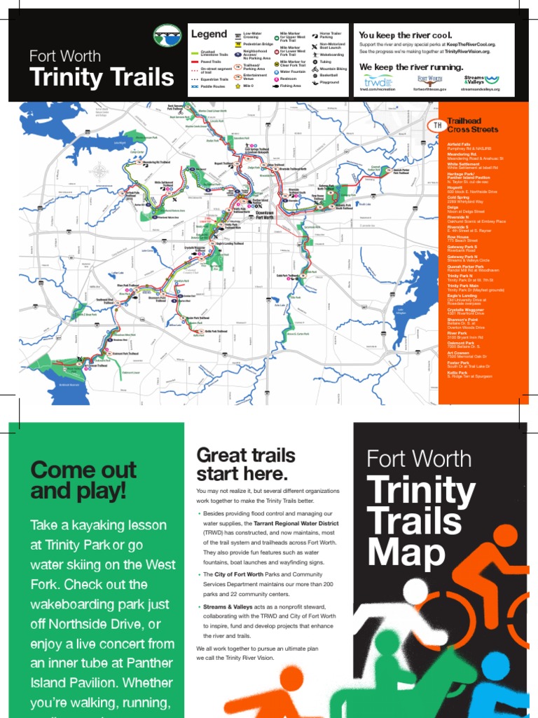 Trinity River Trail Map | PDF | Trail | Fort Worth
