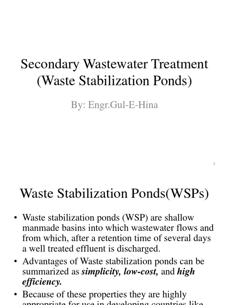 Design of Waste Stablization Ponds | PDF | Anaerobic Digestion | Sewage ...