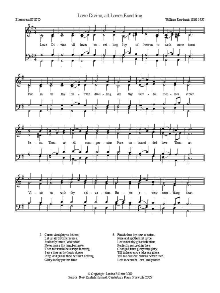 Love Divine Music | Christian Hymns | Hymns