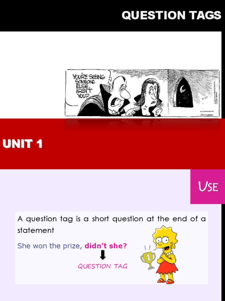 Question Tag Presentation | Download Free PDF | Question | Verb
